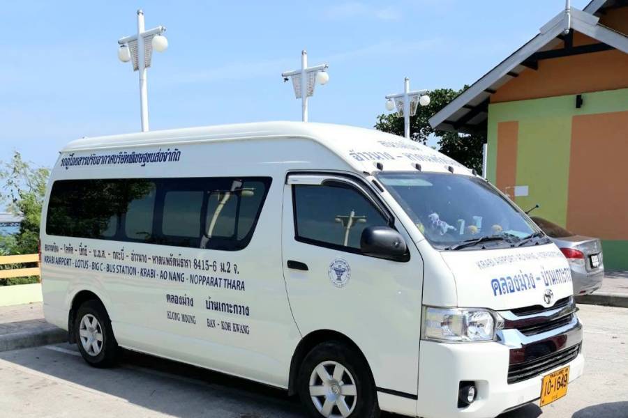 Krabi Airport To Ao Nam Mao Pier (15:00 - 15:50) with Phichet Transport ...